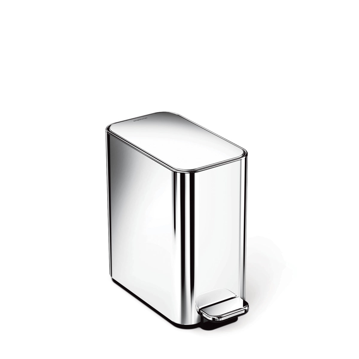 simplehuman 5L slim step trash can